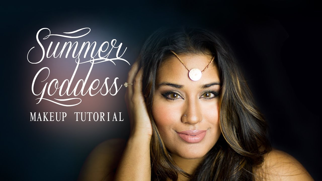 Summer Goddess Makeup Tutorial - YouTube