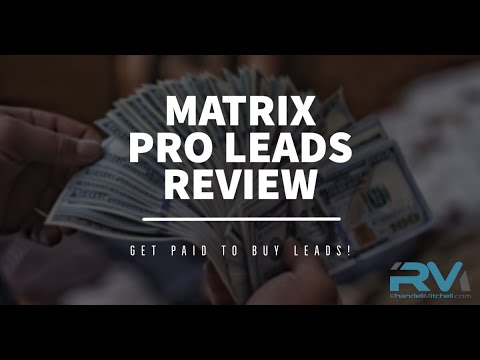 Matrix Pro Leads Review - YouTube