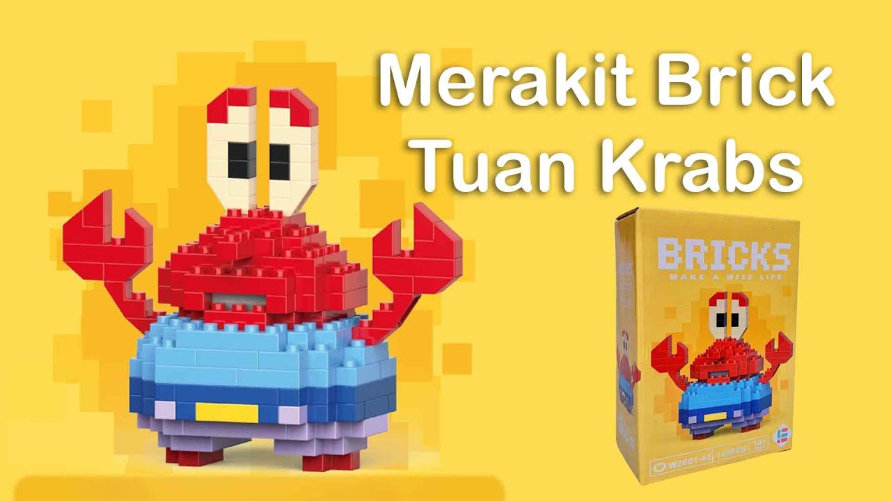 Arditara Tutorial Bricks Mr Krabs - YouTube