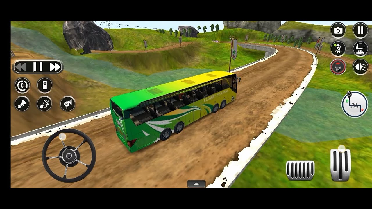 Bus simulator game offline bus drive off-road vehicle new luxury ...