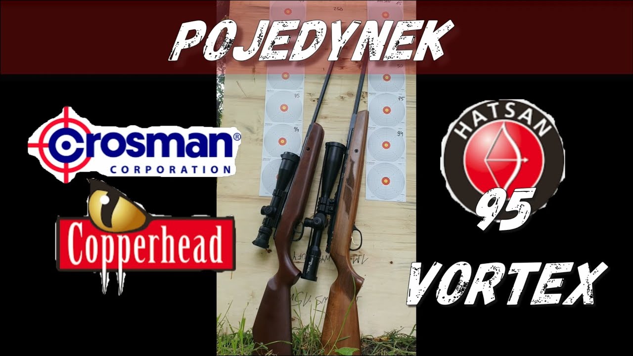 bartoli358 & Hatsan 95 Vortex vs. Crosman Copperhead 900 POJEDYNEK 4 ...