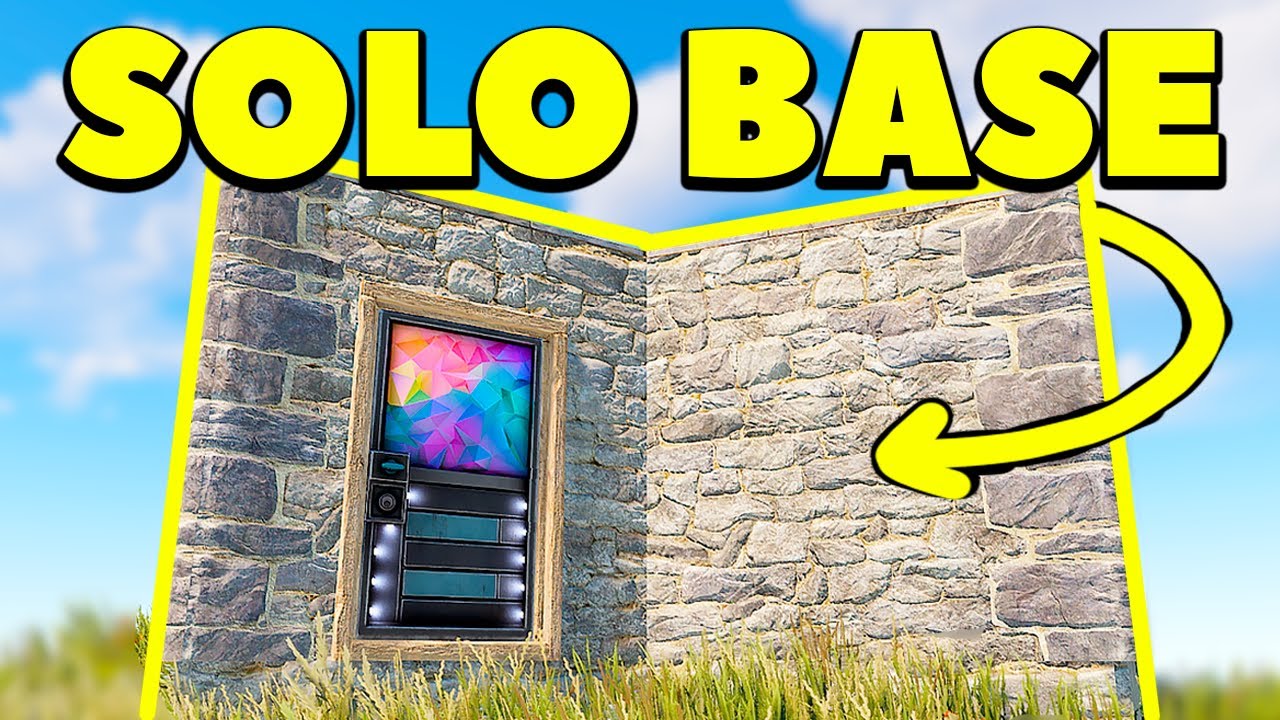 The BEST RUST SOLO BASE DESIGN 2022 / RUST BASE DESIGN / RUST SOLO BASE ...