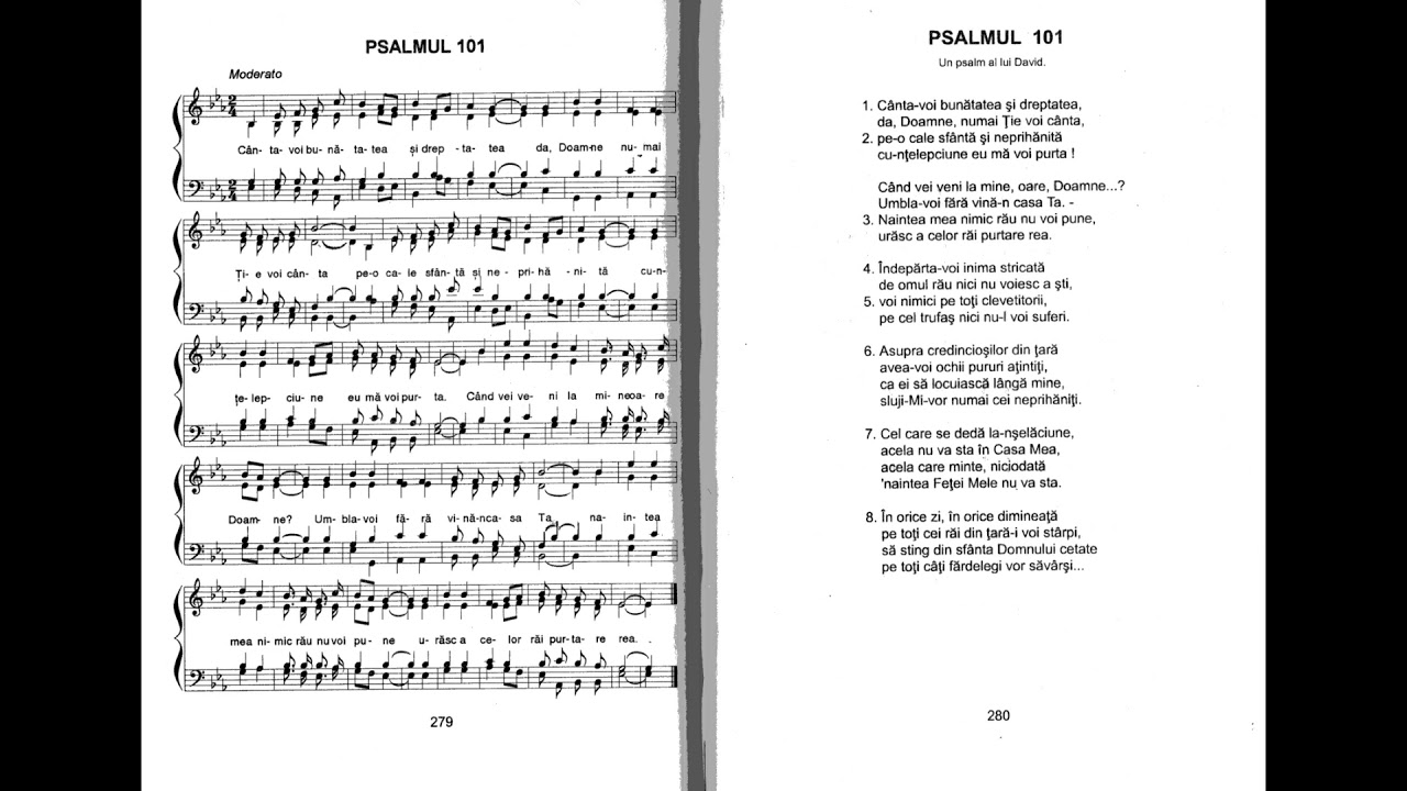 Psalmul 101 interpretat de N. Moldoveanu din harfa Cântările Psalmilor #Psalmul101 # ...