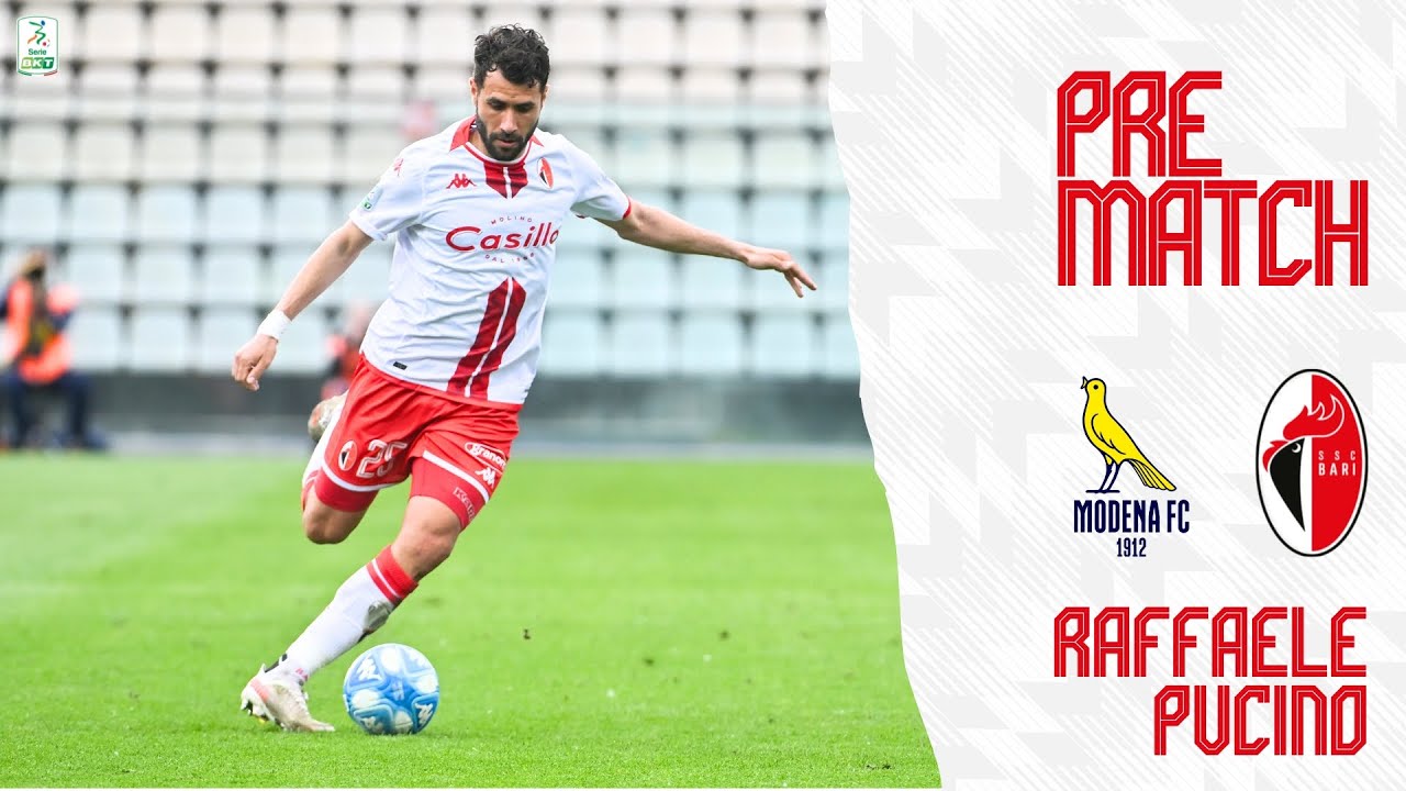 Raffaele Pucino | Intervista post partita | Modena 1-1 Bari | Serie BKT ...