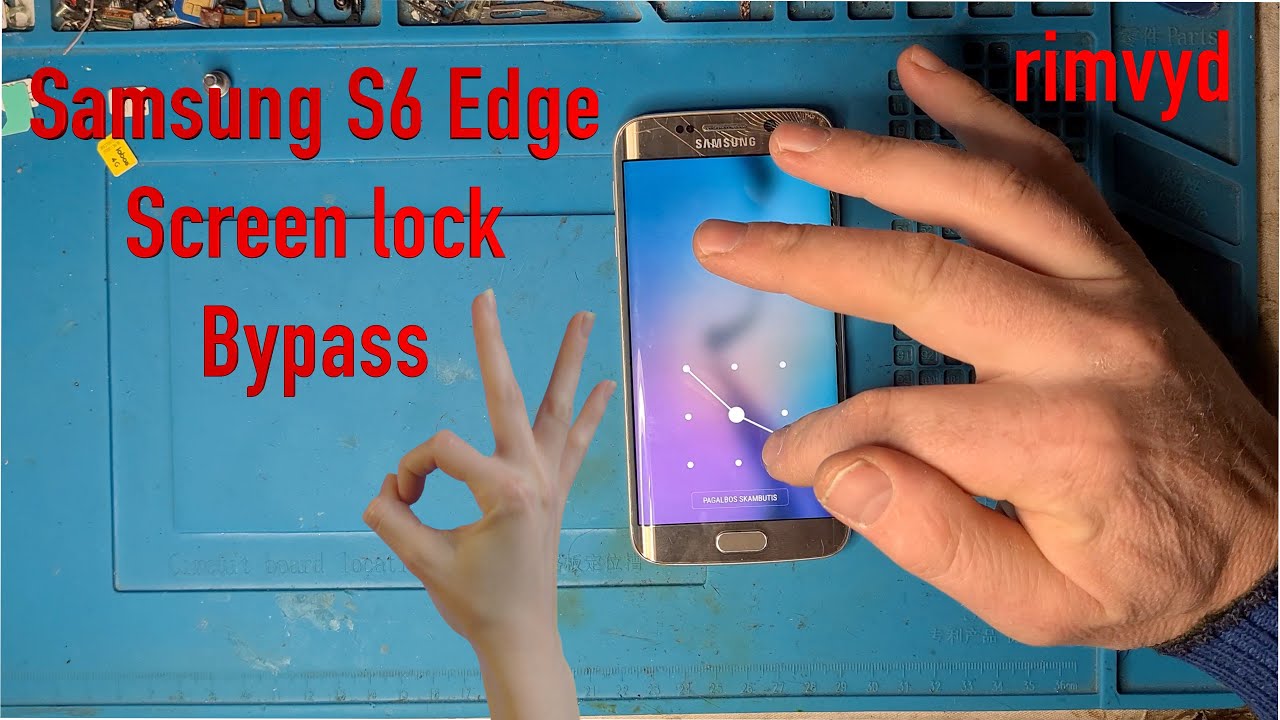 Samsung S6 Edge screen lock bypass - YouTube
