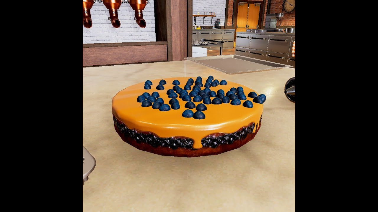 Cooking Simulator Cakes and Cookies Blueberry pie (no commentary) - YouTube