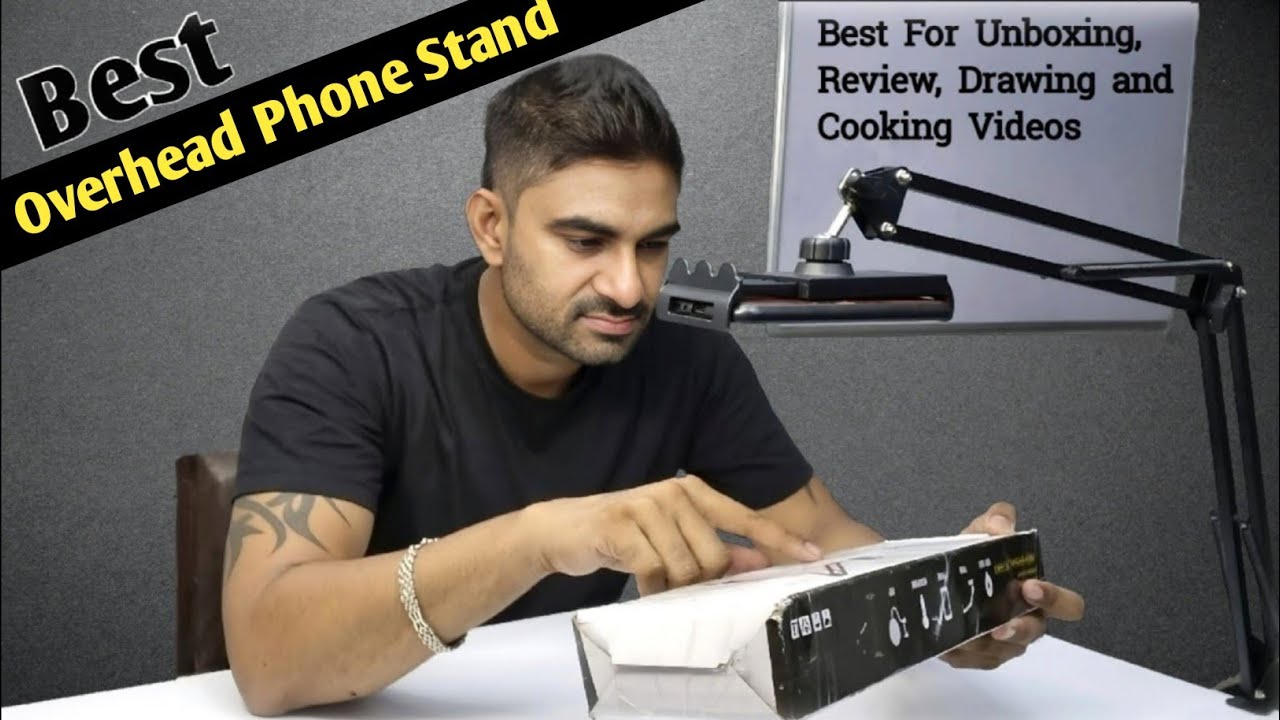 Best Tripod for overhead videos || Overhead Video Stand Phone Holder ...