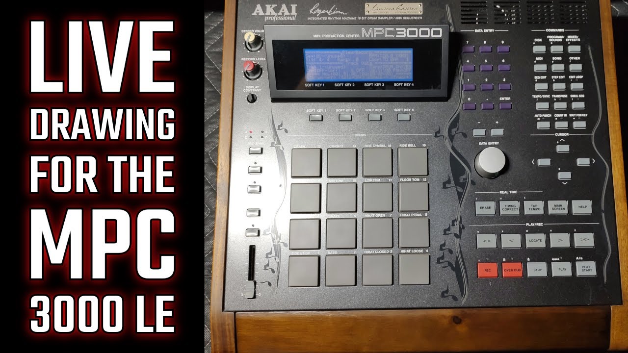Akai MPC 3000 LE (LIVE DRAWING!) - VIRAL BEATS - YouTube