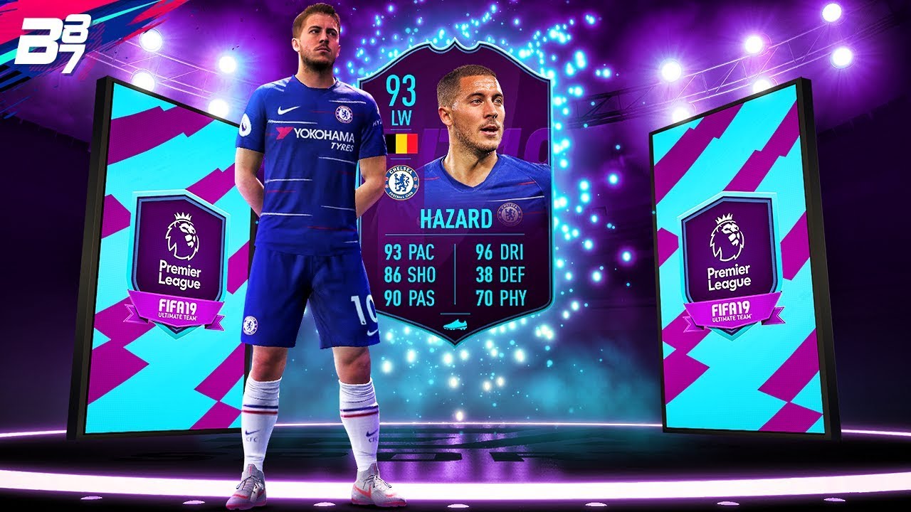 PLAYER OF THE MONTH HAZARD 93! (SBC) | FIFA 19 ULTIMATE TEAM - YouTube