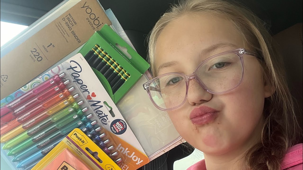 BACK TO SCHOOL HAUL target edition- tonsils update💜💖🌊 - YouTube