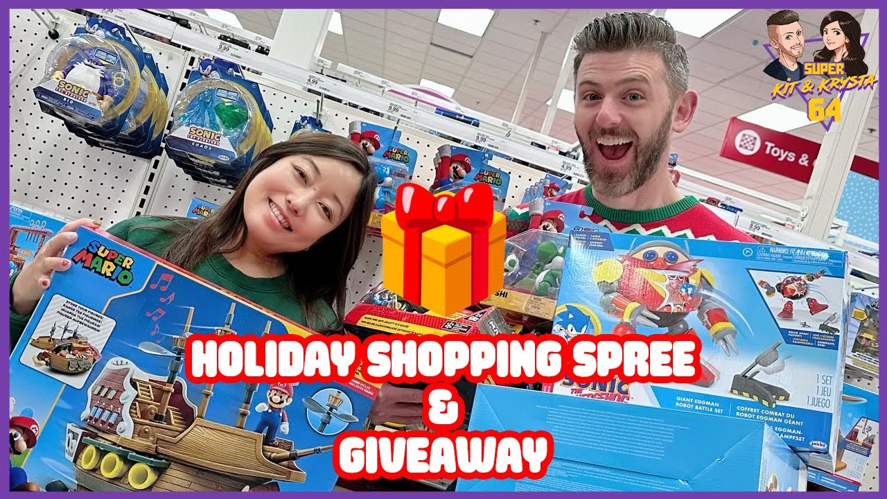 Holiday Shopping Spree Vlog - Super Kit & Krysta 64 - YouTube