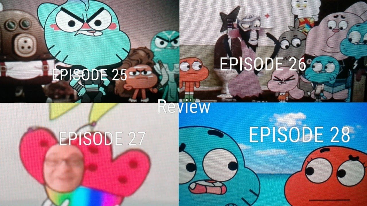 The amazing world of Gumball SEASON 3 The Pizza The Lie The Butterfly ...