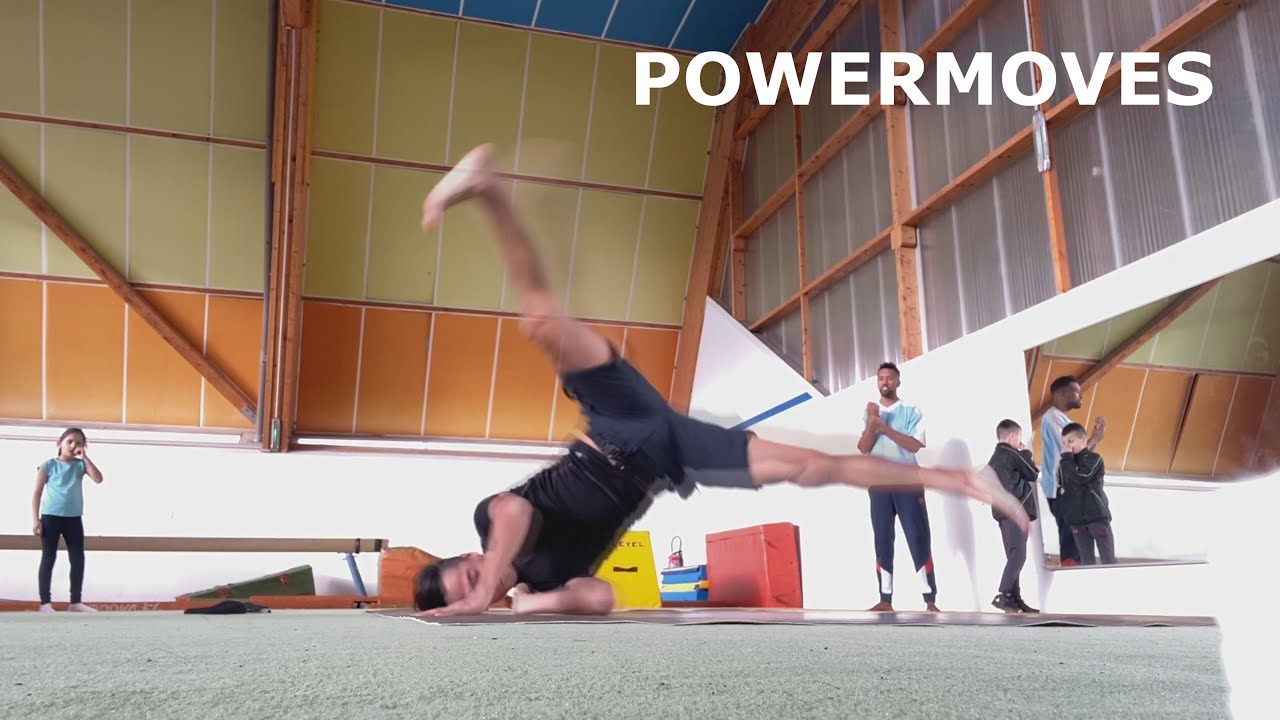 Bboy Jow : Training powermoves - YouTube