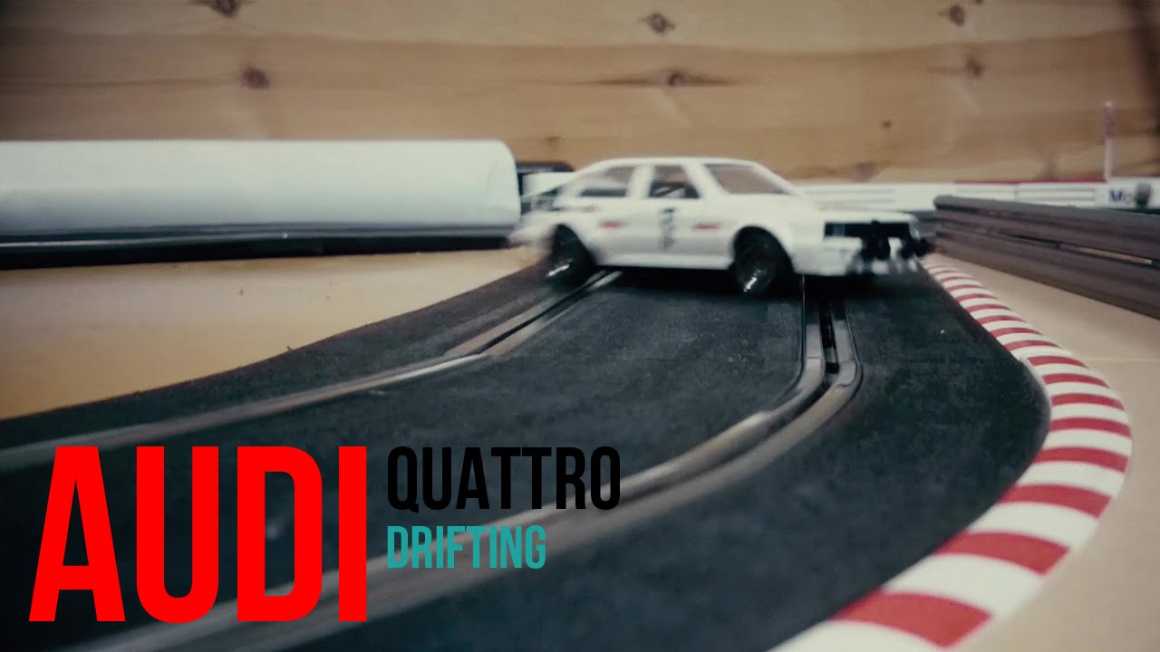 Audi Quattro Drifting (Scalextric) - YouTube