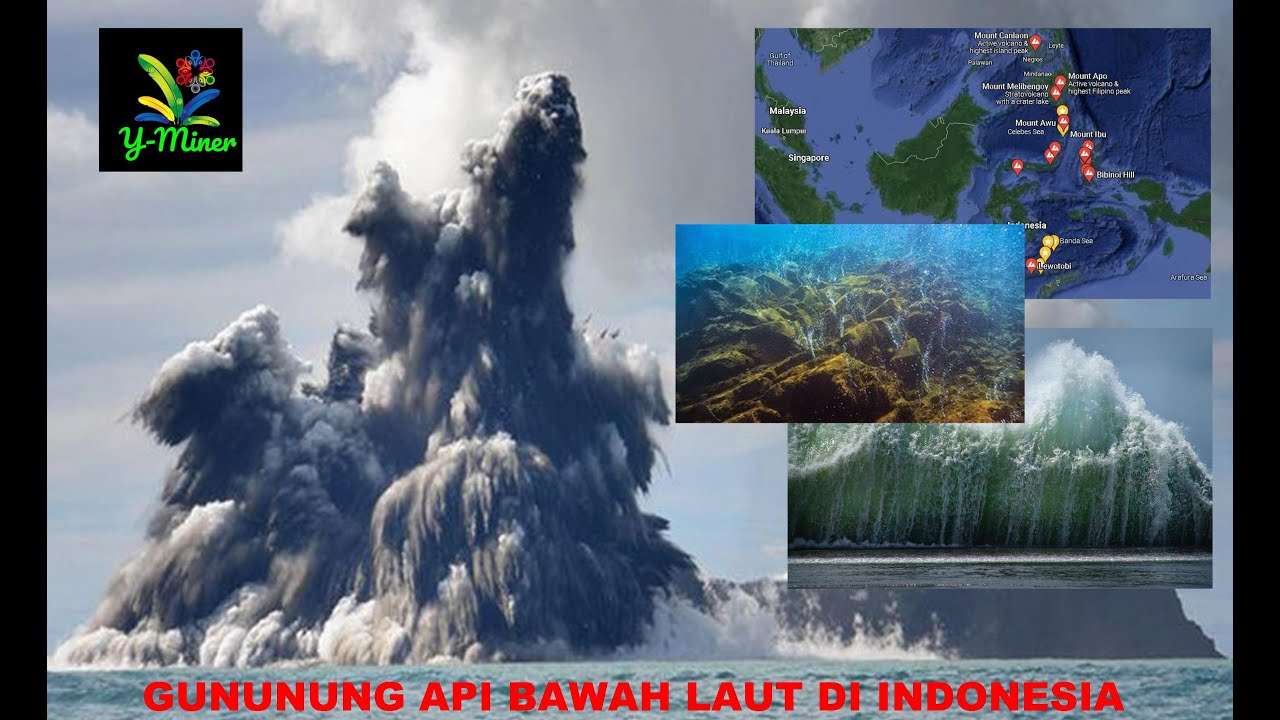 Gunung Api Bawah Laut di Indonesia - YouTube