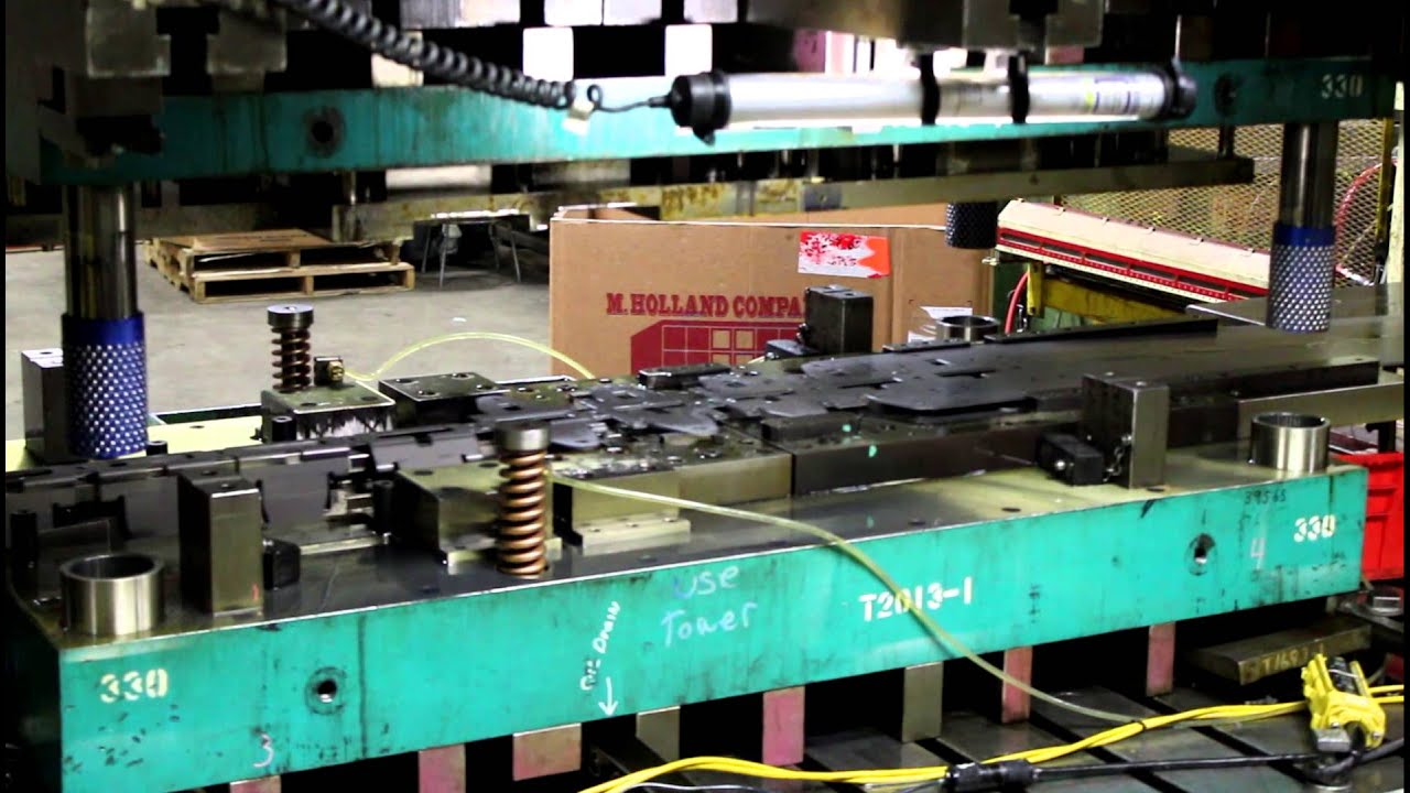500 Ton Stamping Press 2 - YouTube