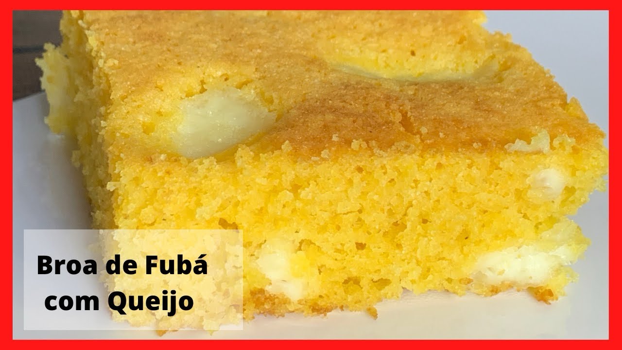 Broa de Fubá com Queijo - YouTube