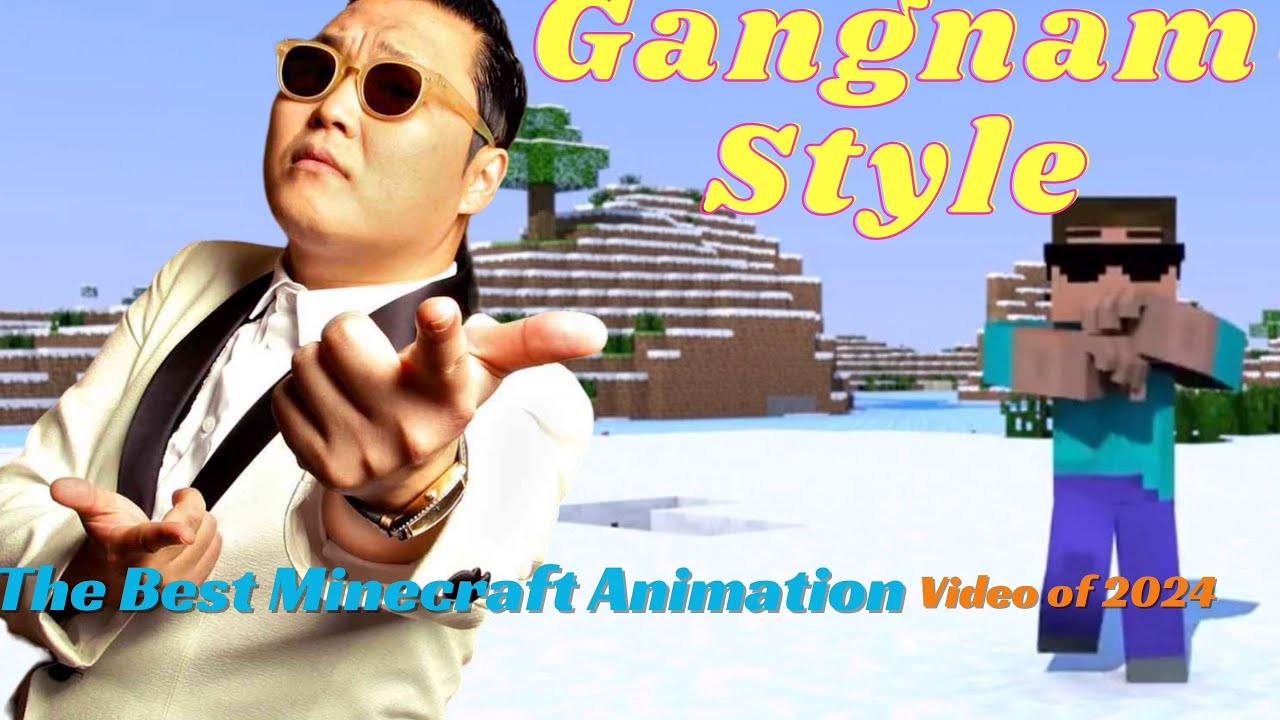 Minecraft Gangnam Style | Minecraft Funny Animation | # ...