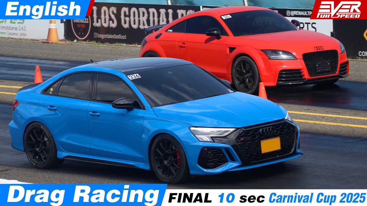DRAG RACES: Porsche 911 🆚 Audi RS3 🆚 BMW M240i 🆚 Audi TT 🆚 M340i 🆚 SQ5 ...