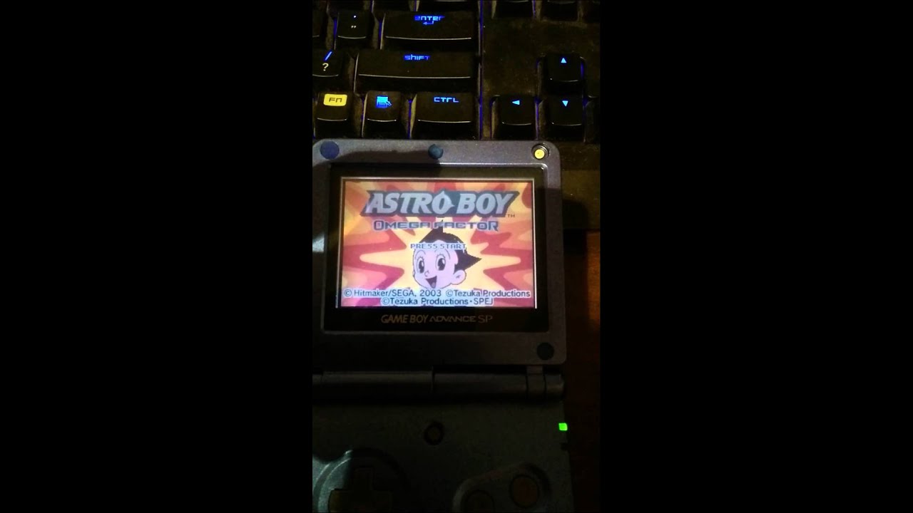 Gameboy Advance SP Error - YouTube