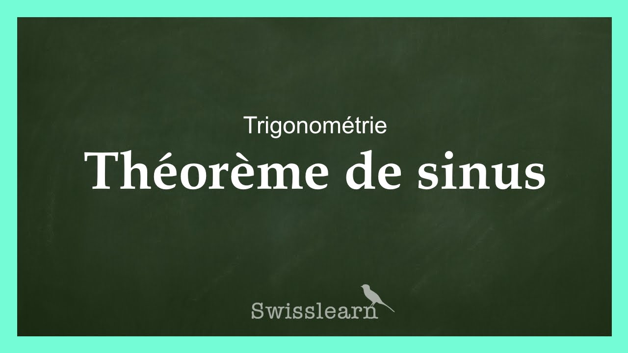 Théorème de sinus - YouTube