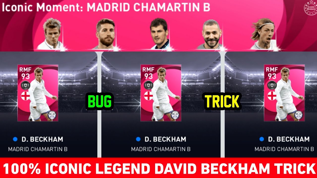 How To Get Iconic DAVID BECKHAM From Iconic Moment - Madrid Chamartin B ...