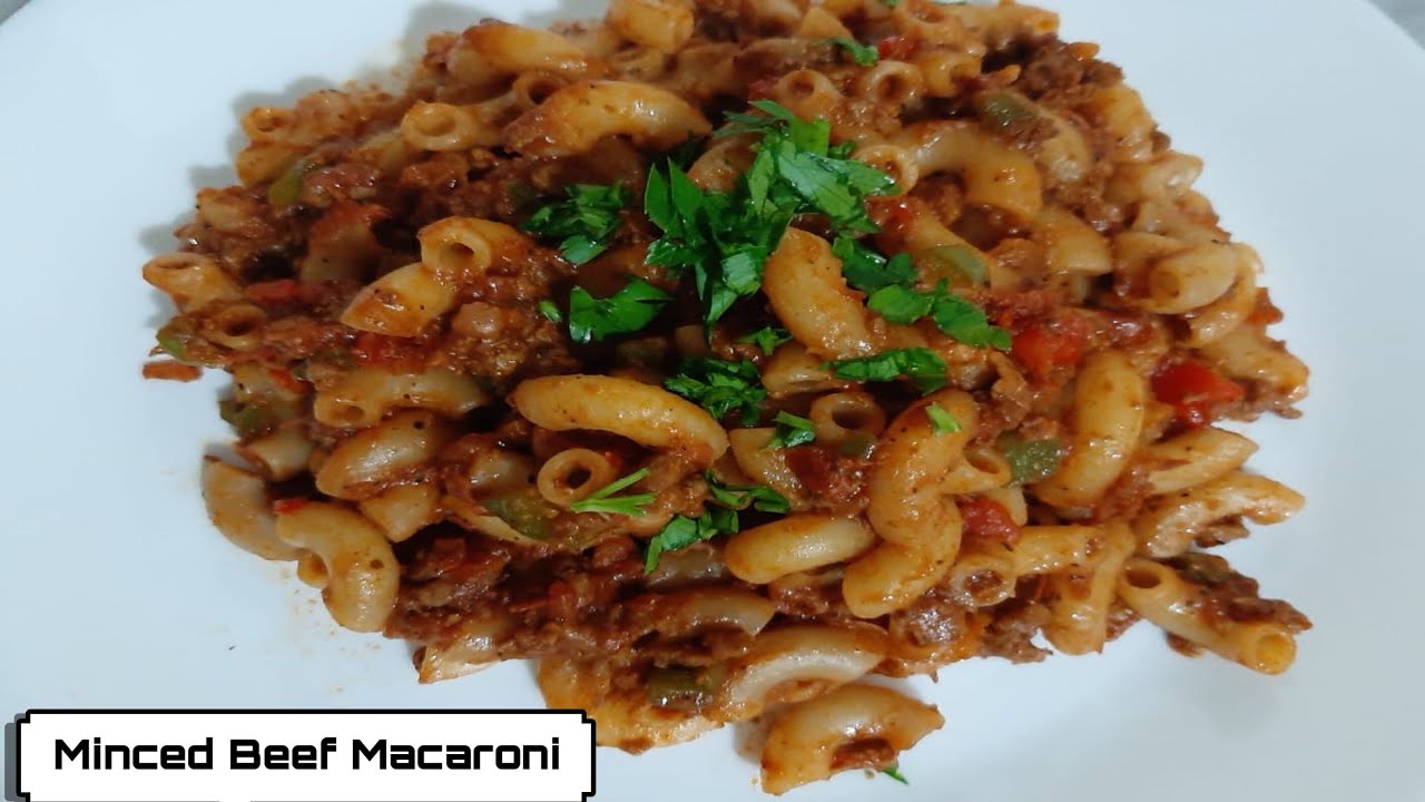How To Make Easy Beef Macaroni/Minced Beef Macaroni by Pieces Cooking ...