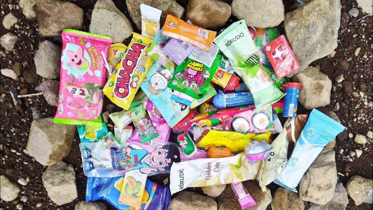 Hunting Es krim, Jajanan, Chacha, Marsmellow Coklat, Permen, Yupi, Lego ...