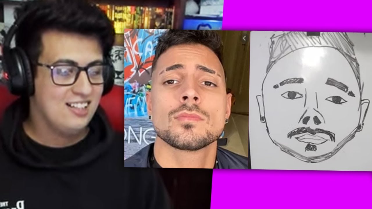 Franquitom Dibuja a El Demente, Coscu y Willyrex - YouTube