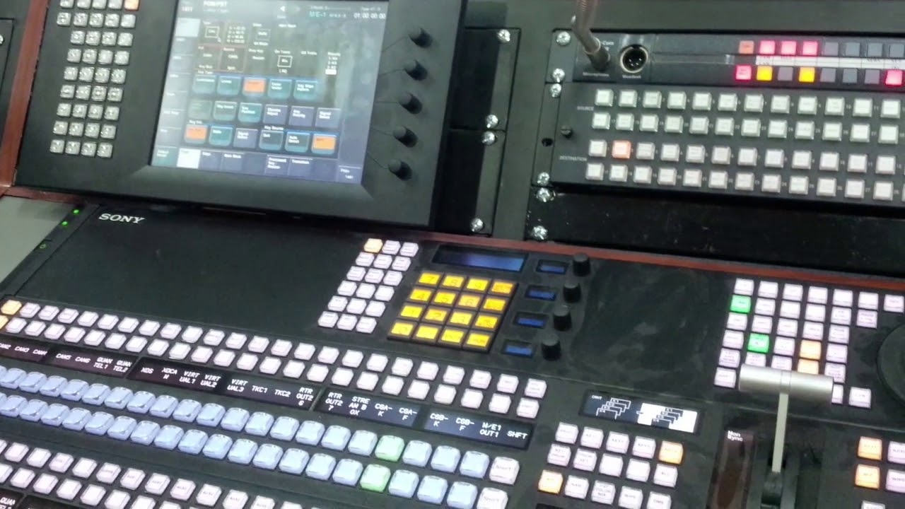 Video Sony MVS-3000A - Studio Me Tri T9 2017 - YouTube