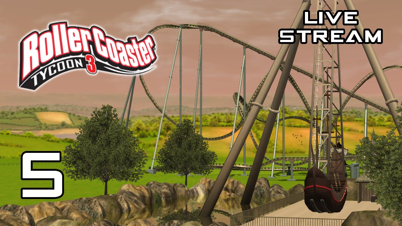 Roller Coaster Tycoon 3 | Theme Park | Part 5 | Building a Winged ...