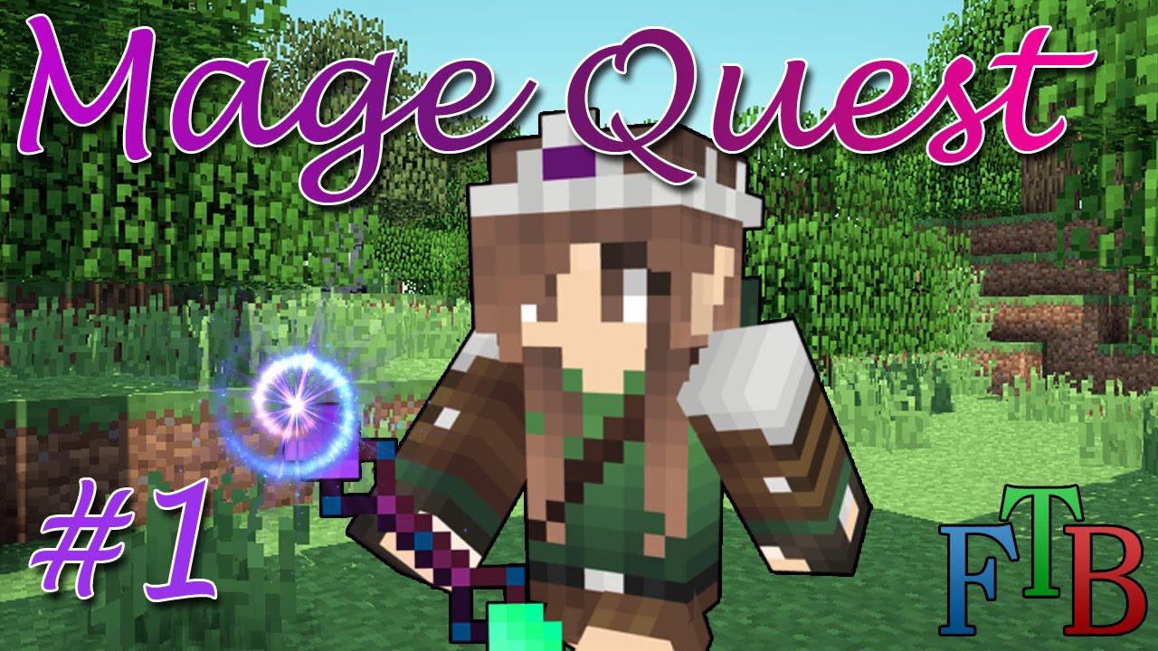 FTB Mage Quest ☆ﾟ.*･｡ﾟ #1 ~ New beginnings! - YouTube