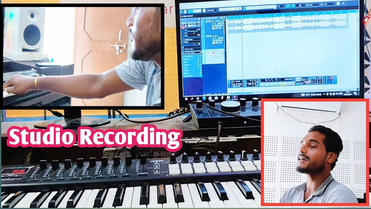 Studio Live Recording Bhojpuri Rakhi Song - YouTube