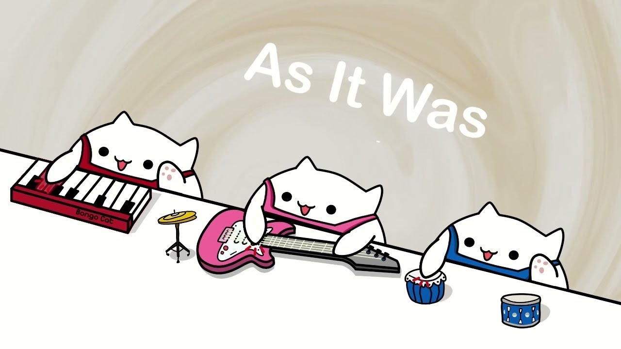 Bongo Cat - As It Was (Cover Version) 🎧
