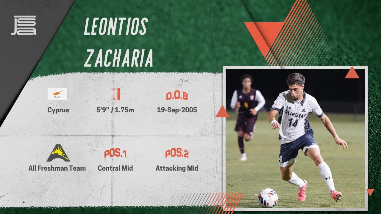 🇨🇾 Leontios Zacharia - Queens Royals - Central Midfielder Highlights ...