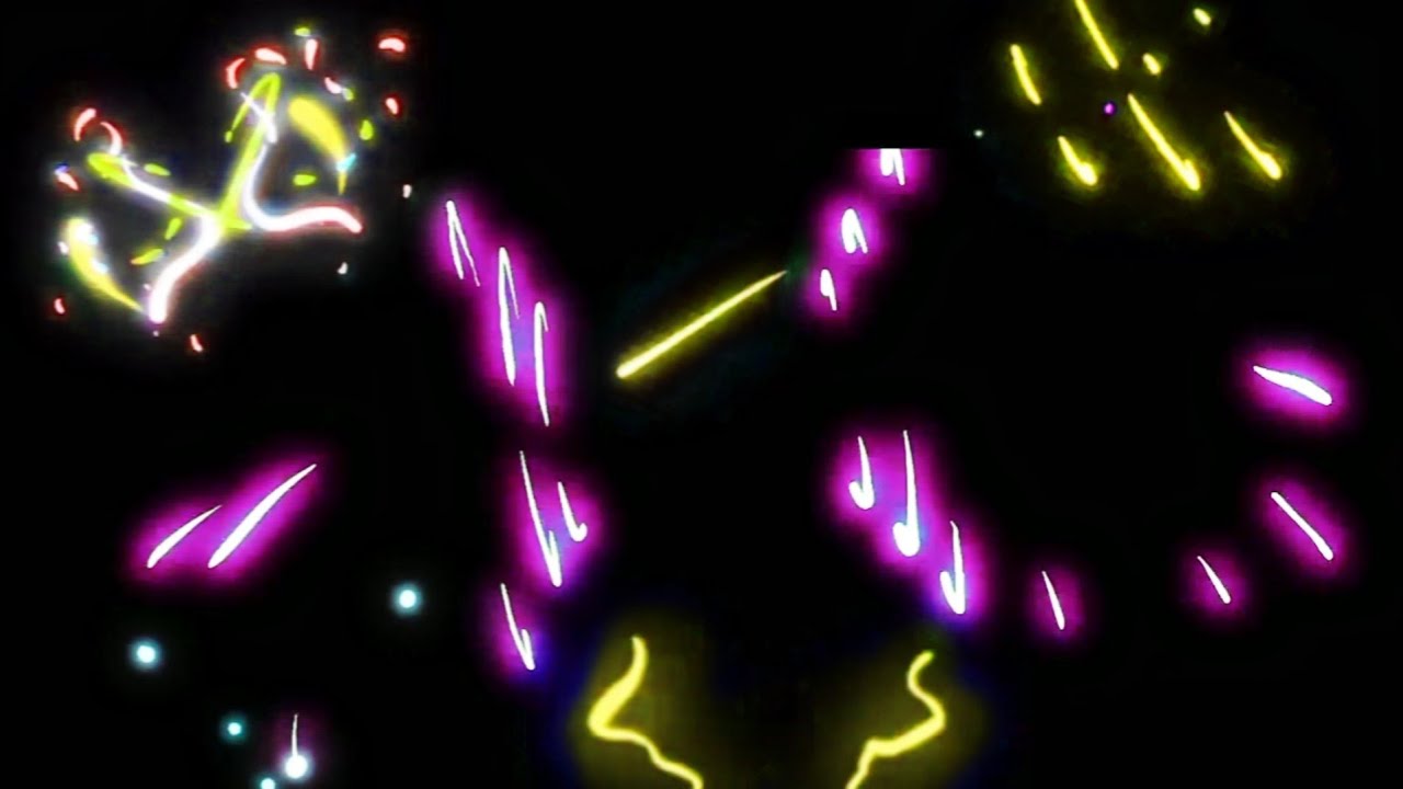 Colourful Neon Light Effect | Black Screen Overlay Effect | Neon Effect ...