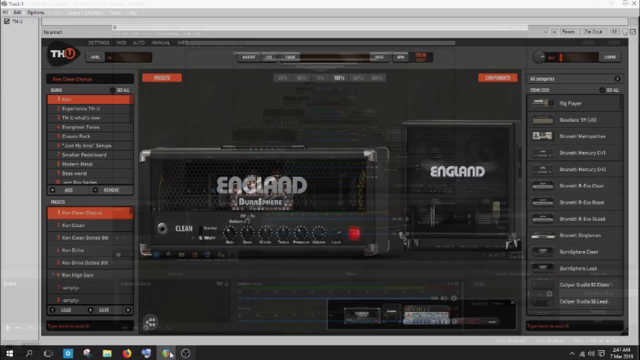 Overloud THU Custom Preset Test (Clean to High Gain) - YouTube