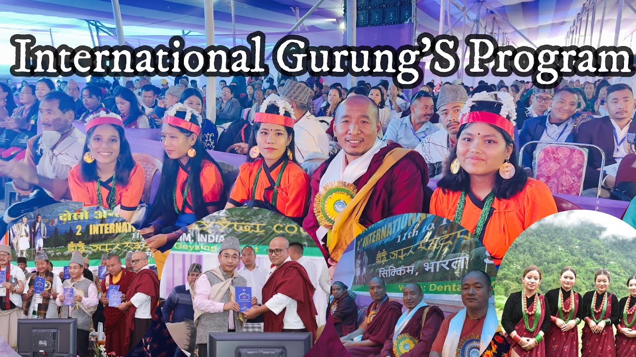 Gurung’S international Program in Sikkim @rinchenvlog 2022 - YouTube