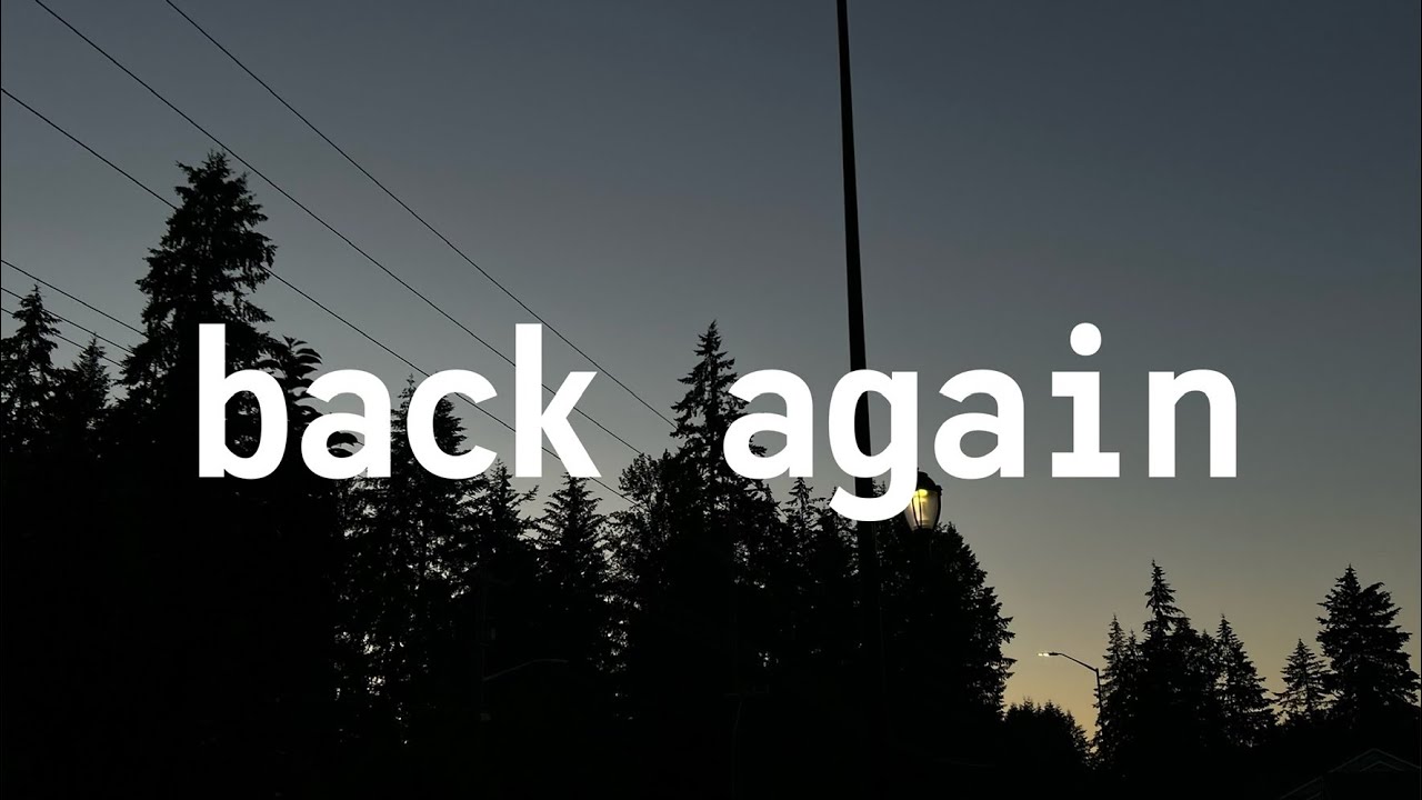 back again - pastpunk [Official Lyric Video] - YouTube