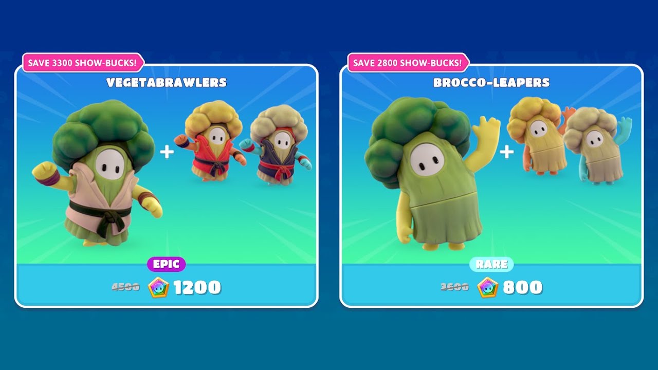 Fall Guys Store - Feb. 11, 2023 🥦Vegetabrawlers ☕Cuphead, Mugman, Ms ...