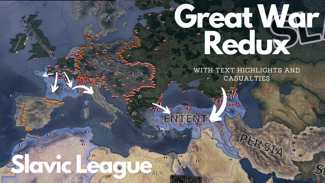 Slavic League - Great War Redux - HOI4 Timelapse - YouTube