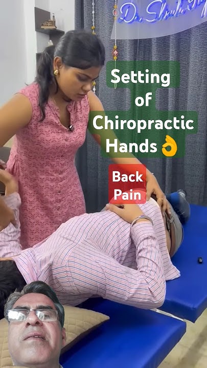 Chiropractic Adjustments for lower back pain & neck pain #chiro #physio #chiropractor # ...