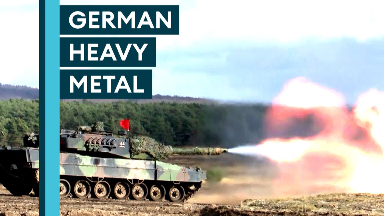 German Tanks Conduct HUGE LIVE FIRING EXERCISE In Sennelager - YouTube