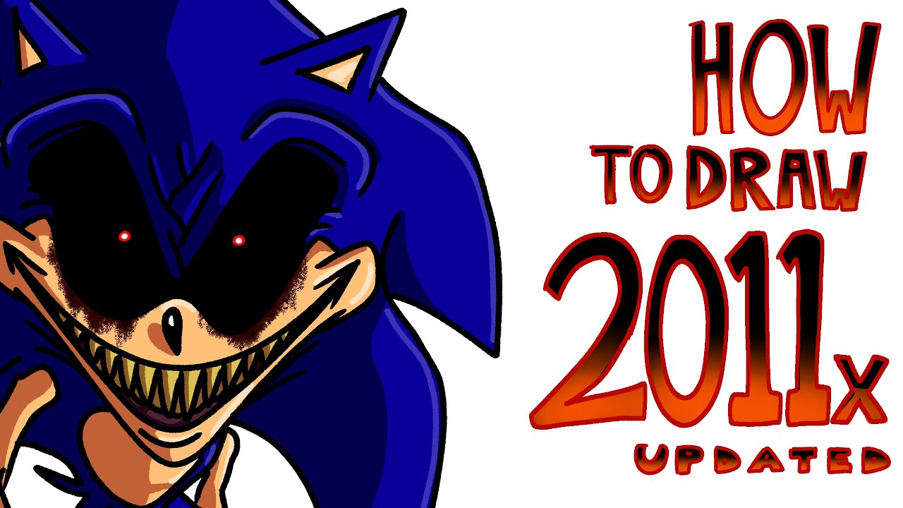 How to Draw 2011x (Sonic.exe) [UPDATED] | Art Tutorial - YouTube