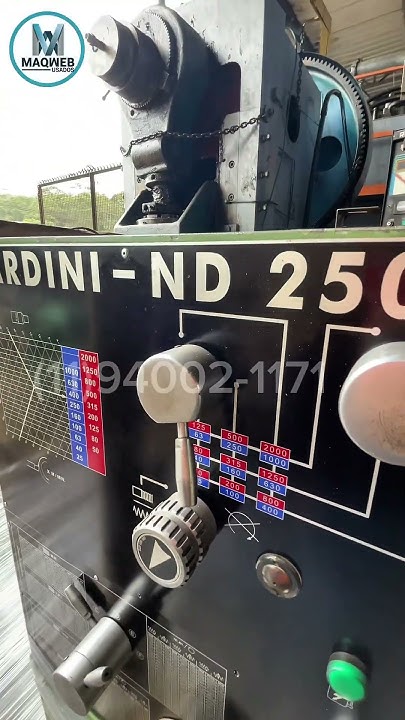 Venda Realizada com Sucesso!Mais um Torno Nardini ND 250 BE saiu da Maqweb Usados - YouTube