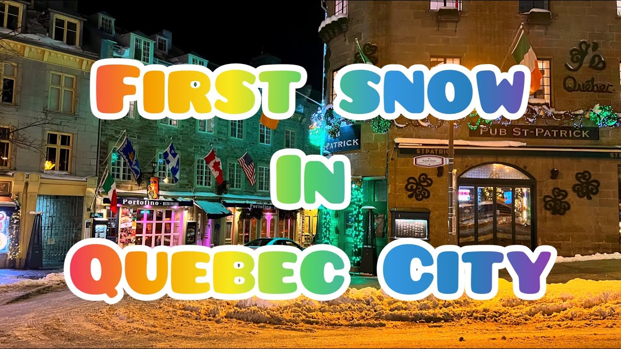 Snow walk in Quebec City| old quebec - YouTube