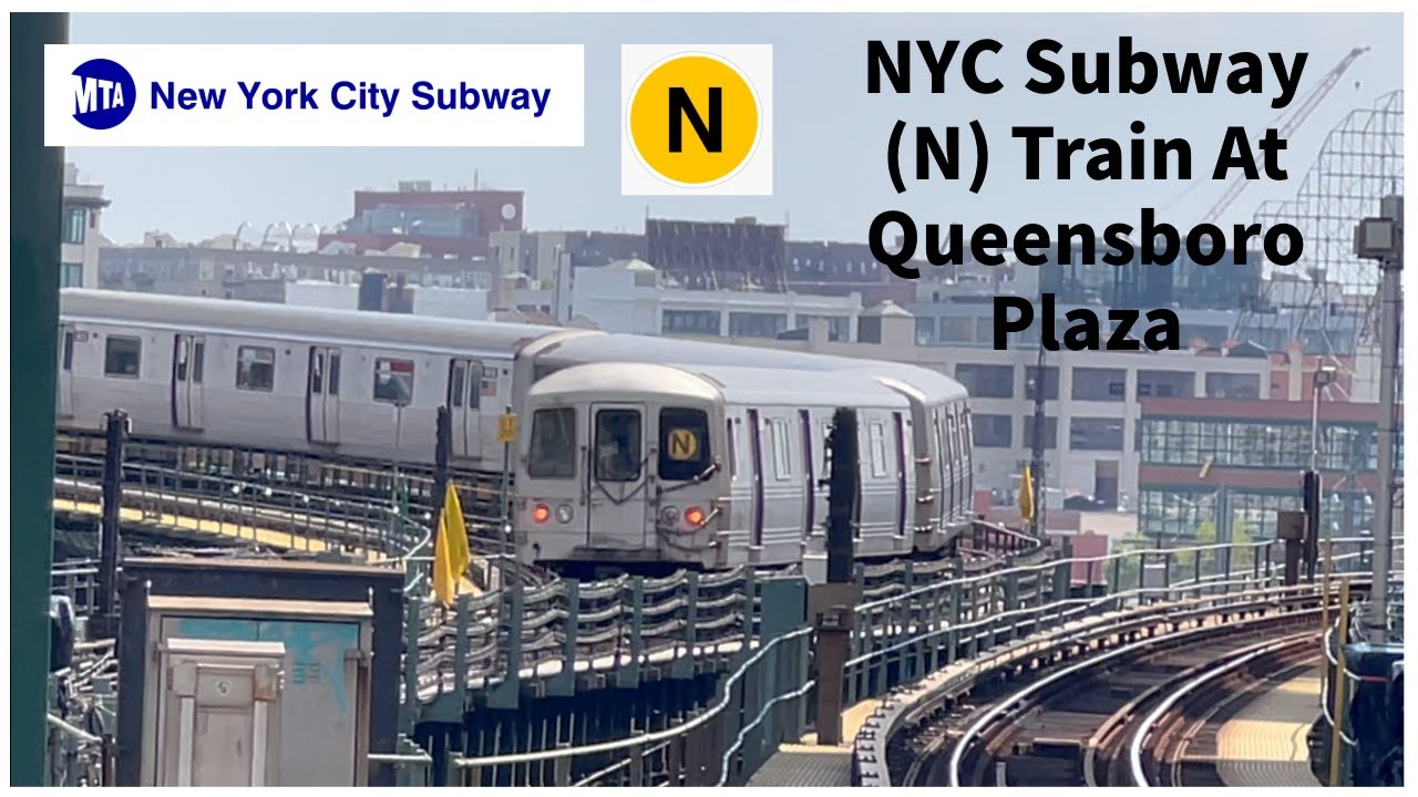 NYC Subway (N) Train At Queensboro Plaza - YouTube