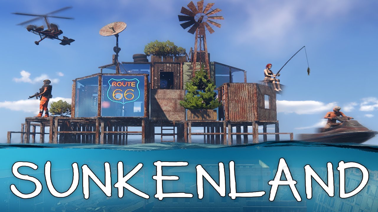 Sunkenland - Новый STRANDED DEEP и RAFT в одной игре ( первый взгляд ) - YouTube