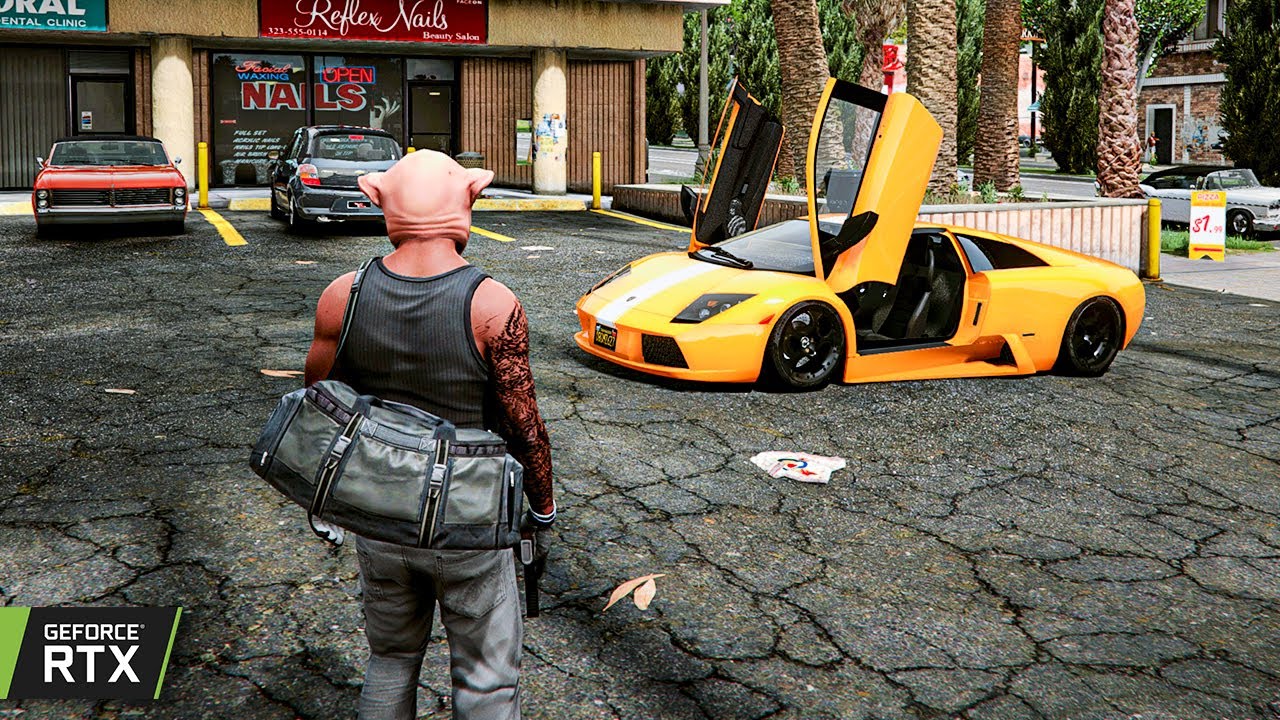 GRANDE ASSALTO AO CARRO FORTE NO GTA V | GAMEPLAY ULTRA REALISTA RTX ...