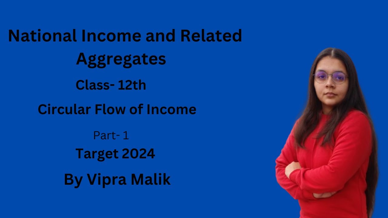Class-12th/ National Income and Related Aggregates/ Circular Flow of ...